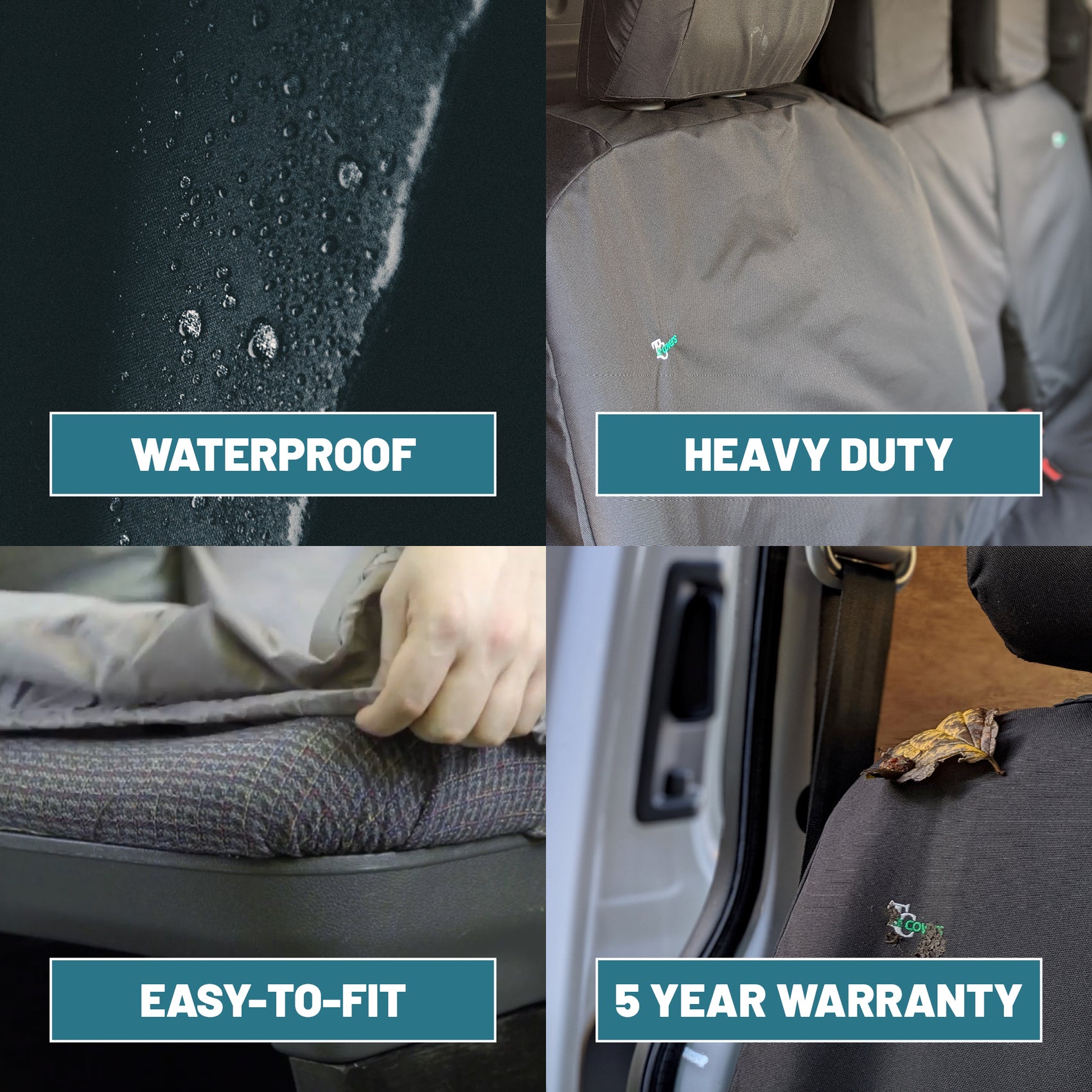Waterproof Car & Van Seat Covers | Town & Country Covers